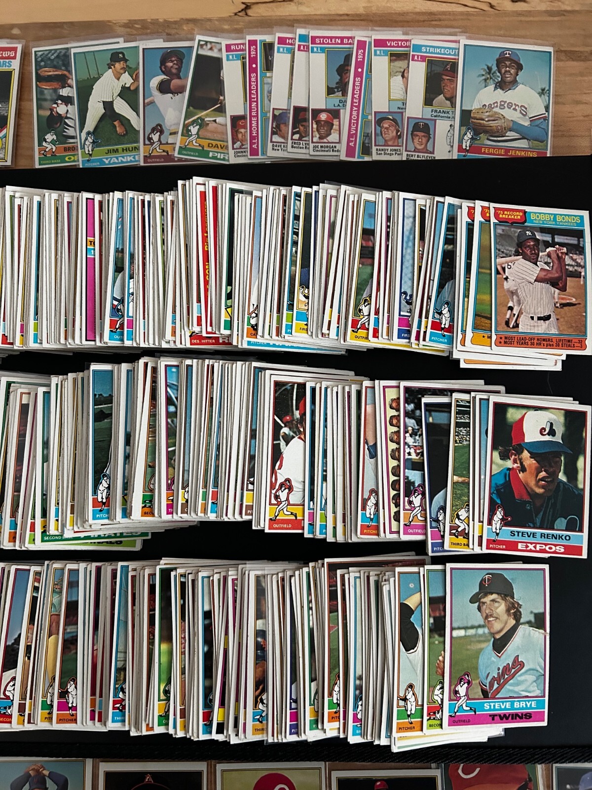 1976 Topps Baseball Partial Set of 596 Cards - VG/EX - No Duplicates | eBay