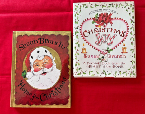 2 Books HOME FOR CHRISTMAS & CHRISTMAS JOY by Susan Branch: NEW ...