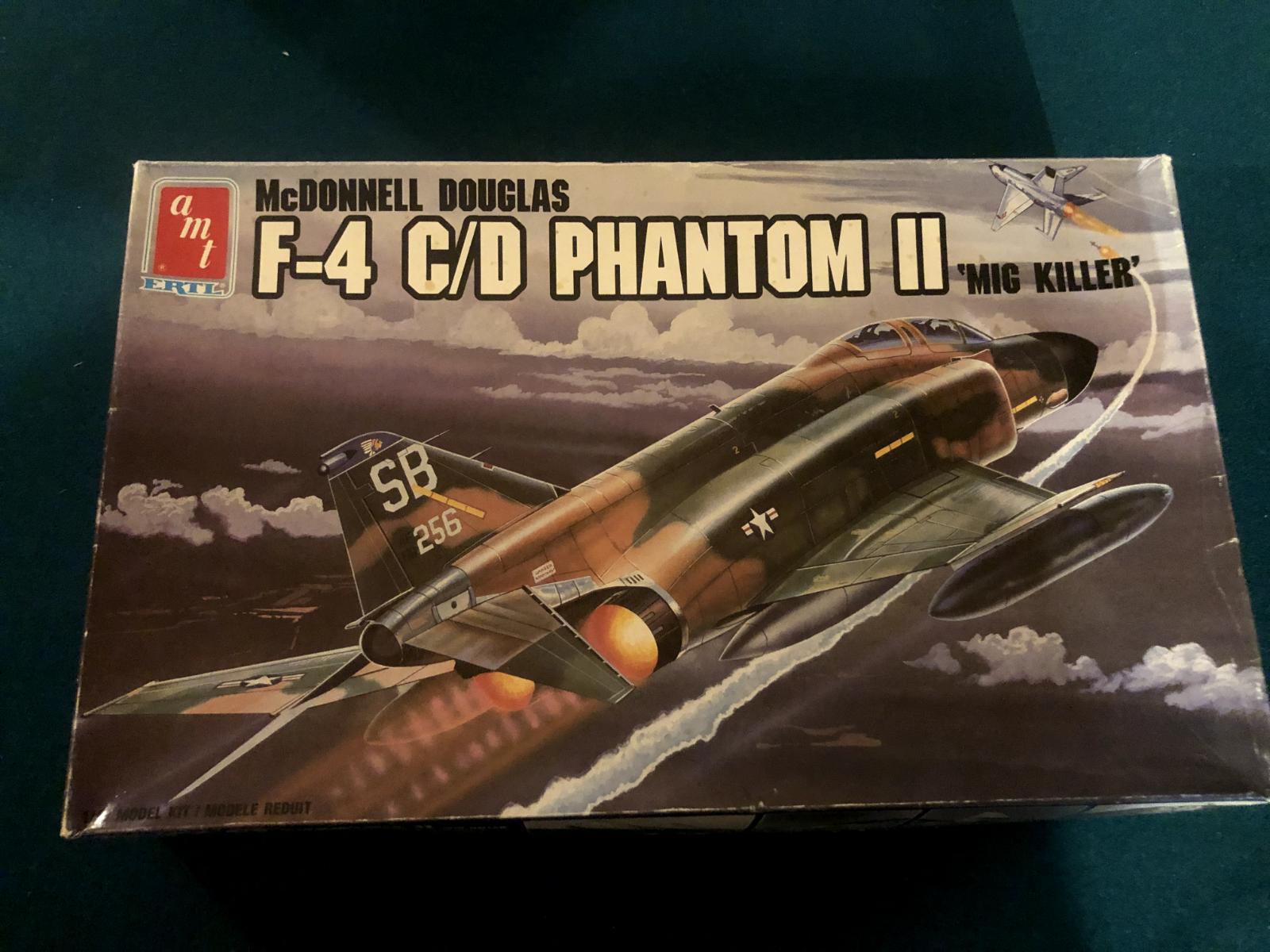 amt 1:48 F-4 C/D PHANTOM II 'Mig Killer' Model Kit (Box Opened/Parts ...