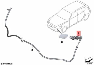 Genuine BMW F34 318d 320d 320dX 320i 320iX Telescopic Nozzle Right ...