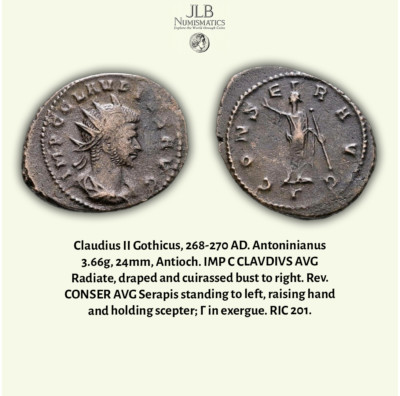 Ancient Rome, Claudius II Gothicus, 268-270 AD. Antoninianus RIC 201 | eBay