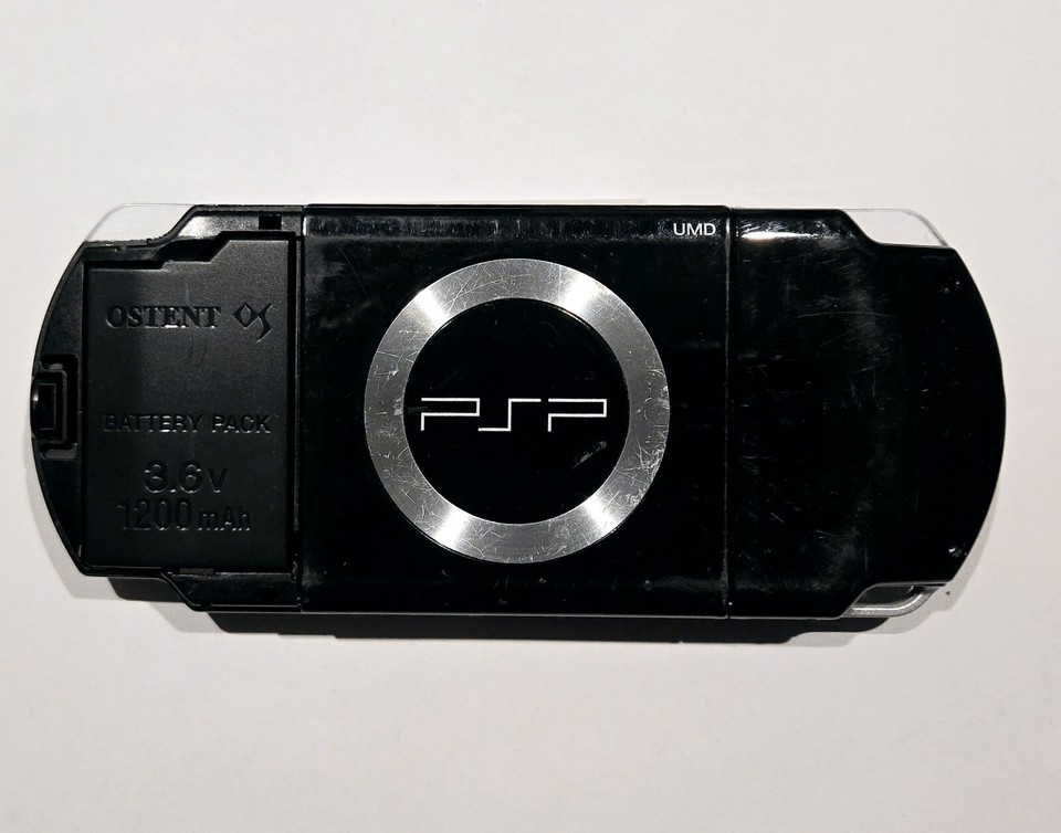 Sony PSP 2001 Black PlayStation Portable Console, New Battery + USB ...