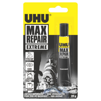 UHU Max Repair Extreme Waterproof Repair Adhesive Transparent 20g | eBay UK