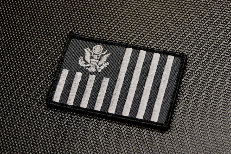 Subdued US Customs Border Patrol Ensign Flag Patch CBP LE Maritime SWAT ...