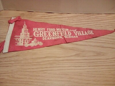 1970's Greenfield Village Henry Ford Museum Dearborn, Michigan Felt ...