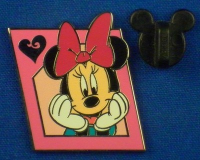 Minnie Mouse Chin on Hands PWP Promotion Starter Set pink Disney Pin ...