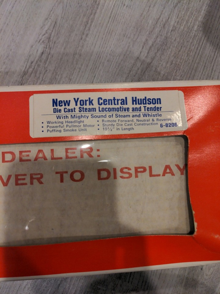 Lionel New York Central Hudson: Die Cast Steam Locomotive and Tender | eBay