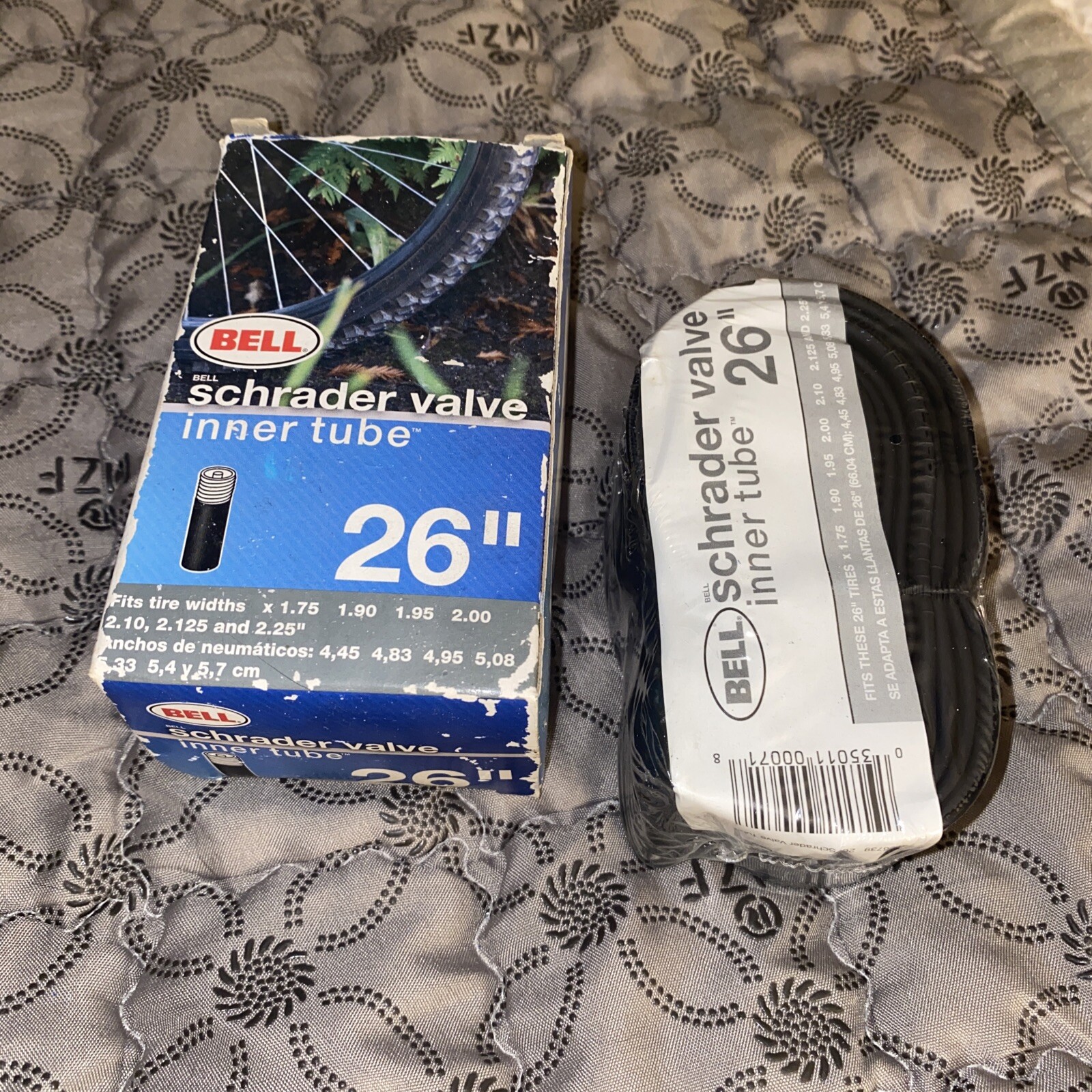 NEW Bell 26-Inch Schrader Valve Inner Tube Width Fit Range 1.75 Inch-2. ...
