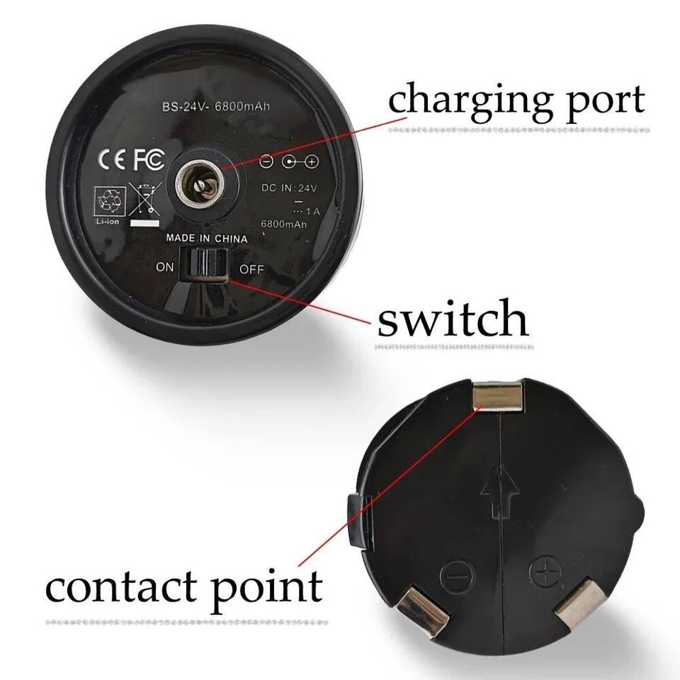 24v 2500/4800/6800mah Rechargeable Battery for Replacement Massage Gun | eBay