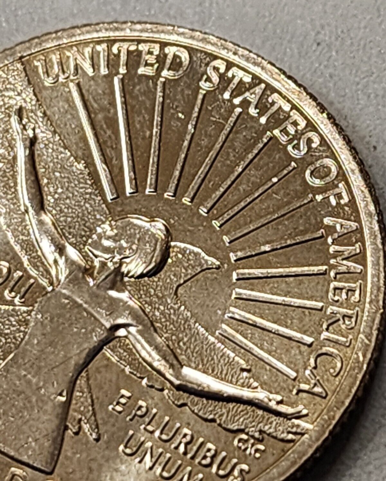 2022 D "Maya Angelou" Washington Quarter- MULTIPLE ERROR -"Drooling ...