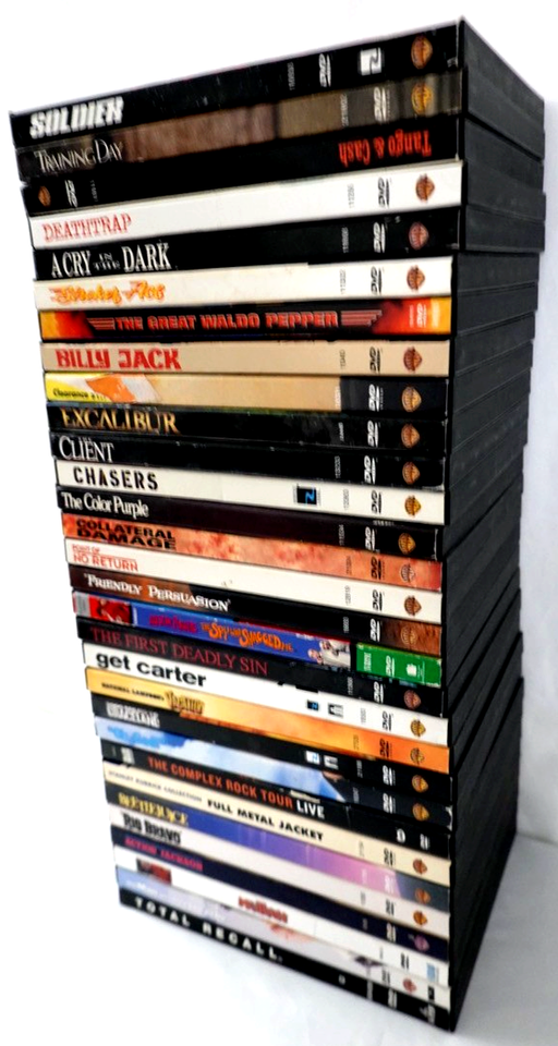 Lot of 30 Snap Case DVD's mix Action Drama Comedy Western | eBay