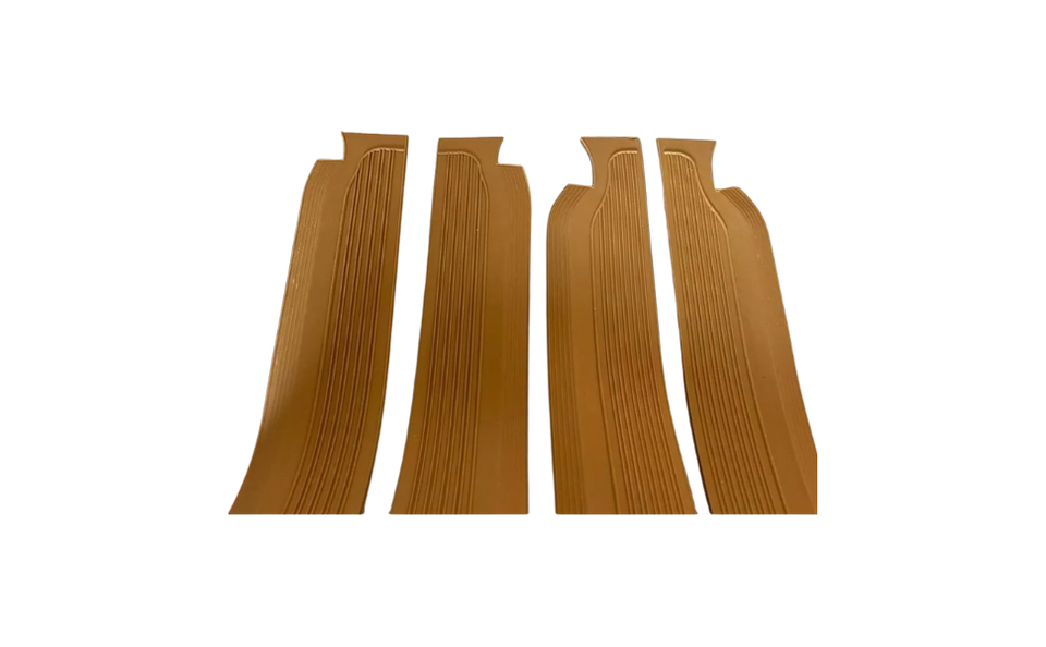 Tobacco Brown Door Sill Rubber Kit Compatible with Mercedes W114 W115 ...