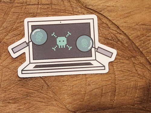 HACKER STICKER Laptop SKULL Sticker Chromebook Computer Sticker ...