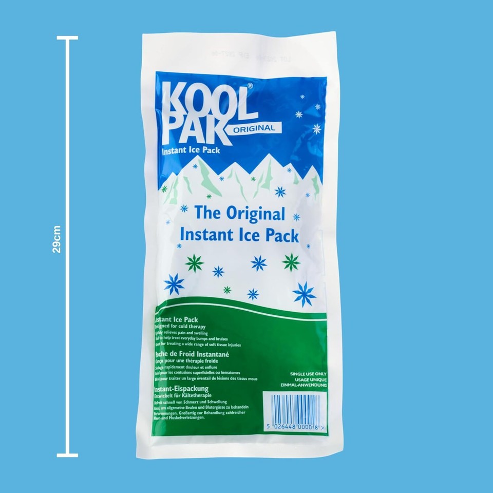 Koolpak Compact Instant Ice Packs Mini Ice Packs First Aid Instant Pain ...