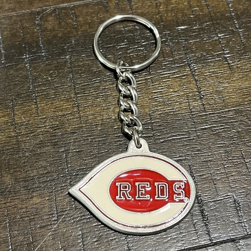 CINCINNATI REDS PREMIUM FINE PEWTER KEYCHAIN NEW MLB LICENSED 1993 ...