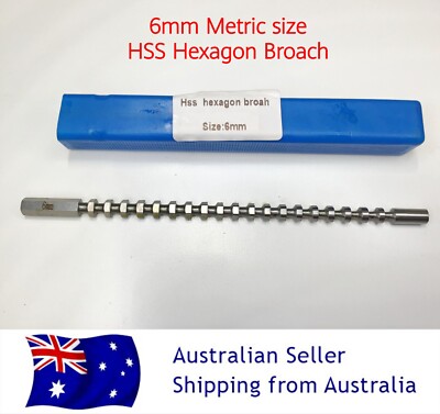 6mm Hexagon Broach Metric Size High Speed Steel Cutting Tool | eBay