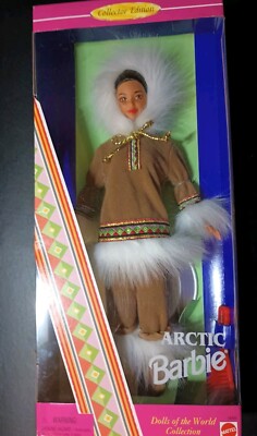 1996 Arctic Barbie Dolls of the World Collector Edition Mattel #16495 ...