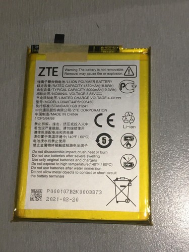 Free Tools Genuine ZTE Telstra T Pro Blade A52.... Li3949T44P8h906450 ...