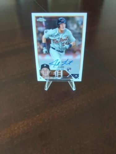 JOSH LESTER 2023 Topps Chrome RC Rookie Autograph Auto Detroit Tigers ...