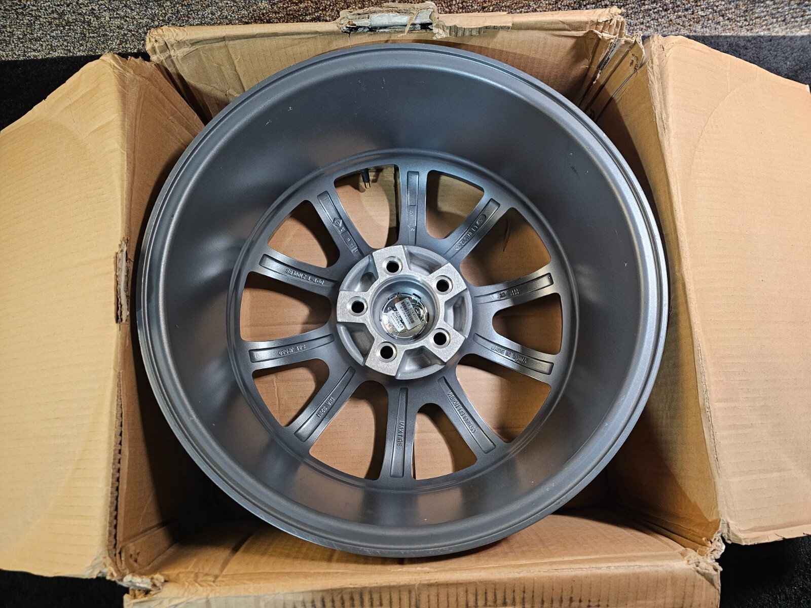 (QTY 1) Vision 143 Torque Gunmetal Machined Lip Wheel Rim 18x8.5 5x114 ...