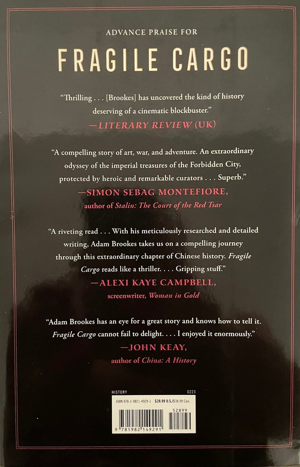 Fragile Cargo: The World War II Race to Save the Treasures of China's ...