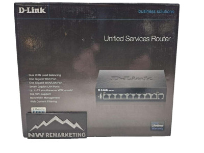 New! D-Link DSR-250 8-port Gigabit SSL VPN Unified Services Router | eBay