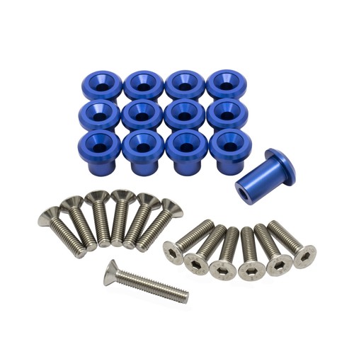 Billet Rocker Cover Retainer / Washer (Blue) "SR20 - GTiR" Pulsar SSS ...