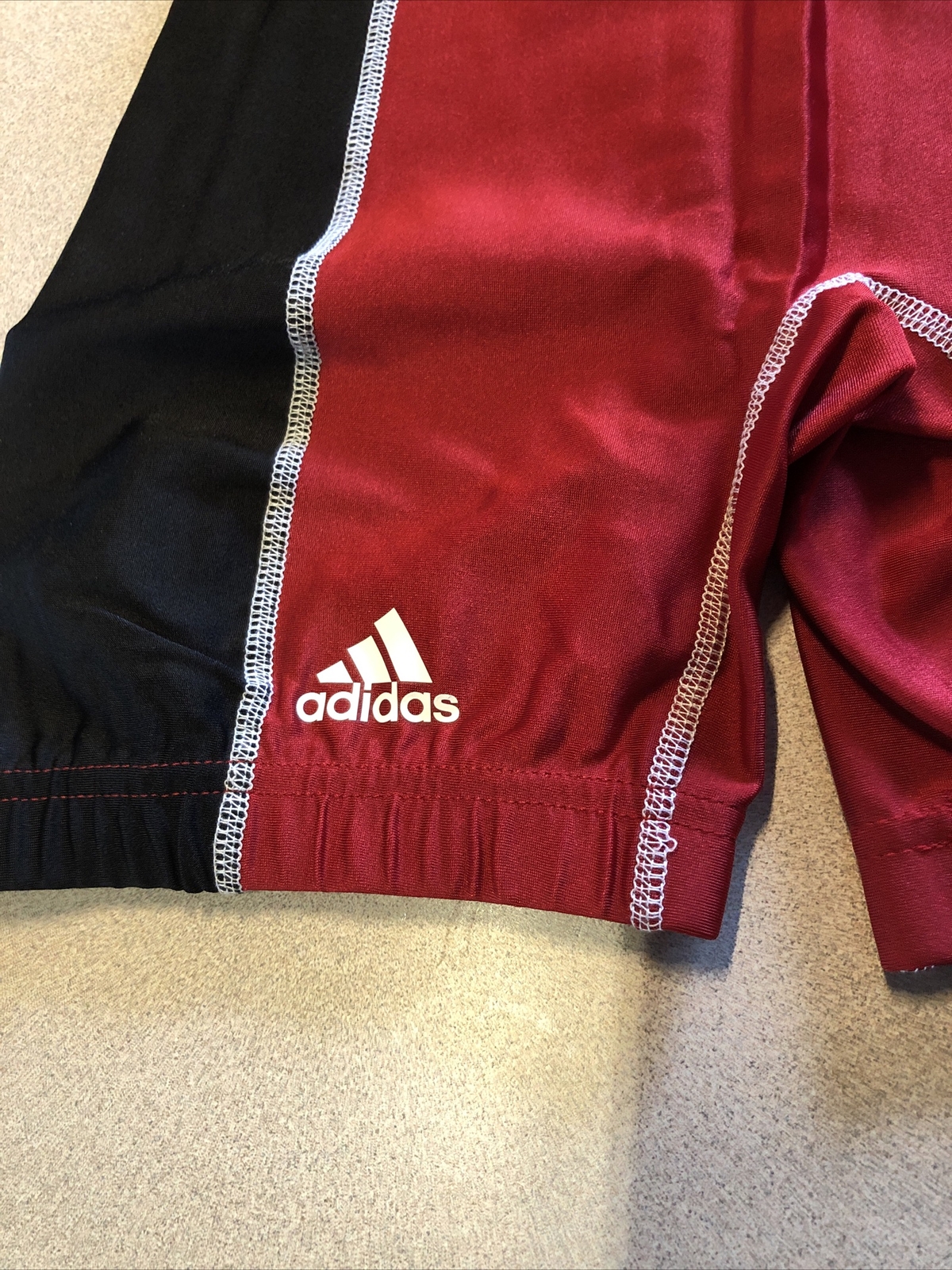 New without Tags Adidas Wrestling Singlet Youth Large Red and Black | eBay