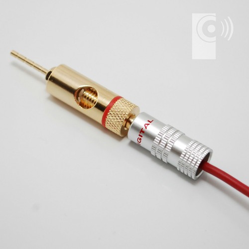 (10x) Hi-Fi 2mm Audio Pin Connector / Adaptor for Banana Plug Spade ...