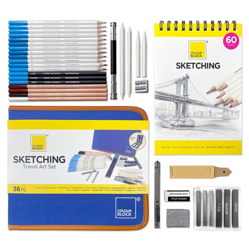 COLOUR BLOCK Drawing Pencils & Kits-Art Supplies for Kids, Teens ...