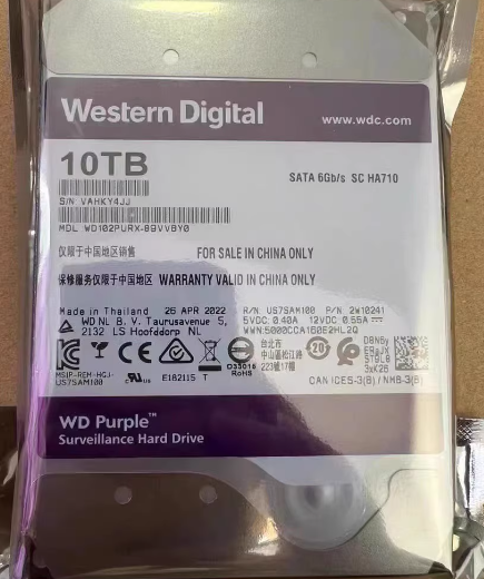 New Western Digital Purple WD102PURX 10TB SATA 7.2K 6Gb/s 3.5 ...