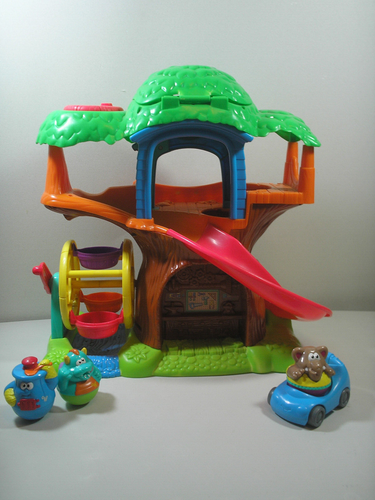 Playskool Weebles Treehouse 2004 Musical Model 07184 With Slide for ...