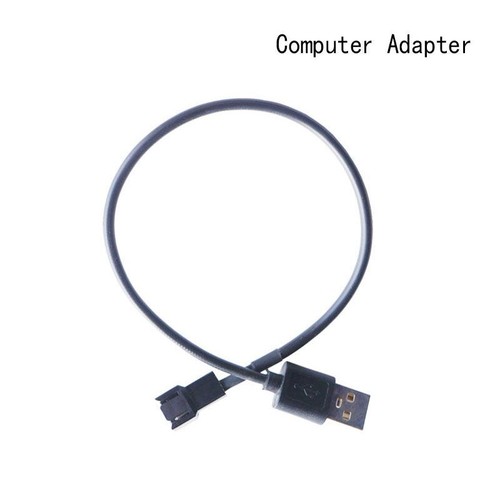 USB to 3pin Fan Cable Usb Power Supply Computer Chassis CPU Fan Adapter ...