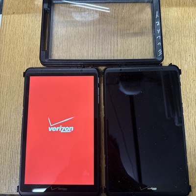 Lot Of 2 Verizon Ellipsis 8 QTAQZ3 16GB, Wi-Fi + 4G 8" Tablet w ...