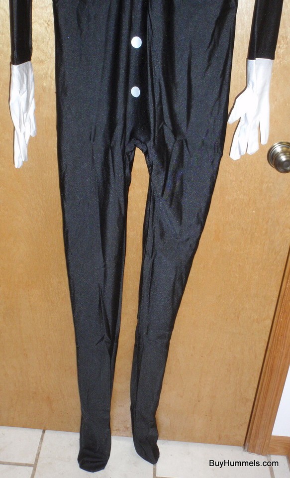 Slender Man Costume Adult Halloween 2ND SKIN BODY SUIT MORPHSUIT ...