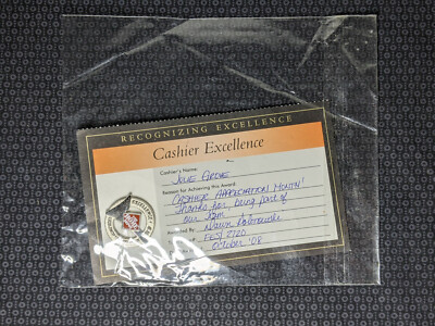 Home Depot CASHIER Of The Month Pin COLLECTIBLE APRON Metal PIN, THD ...