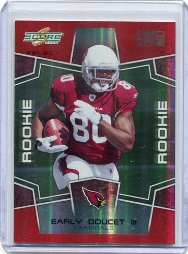 2008 Score Early Doucett III Red Zone /30 RC Arizona Cardinals | eBay