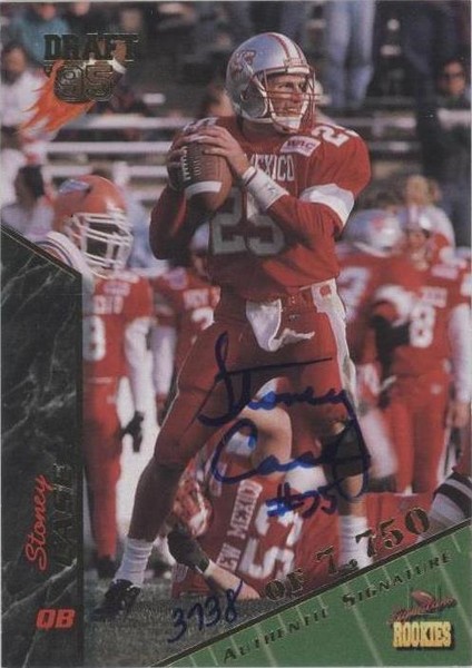 1995 Signature Rookies - Signatures #16 Stoney Case /7750 (AU, RC) for ...