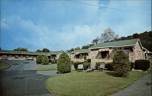 Bluefield West Virginia WV Ball's Motel c1950s-60s Postcard | eBay