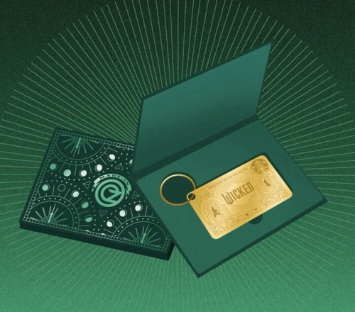 Starbucks WICKED Gold Gift Card 2024 Loaded with $50 NWT Limited ...