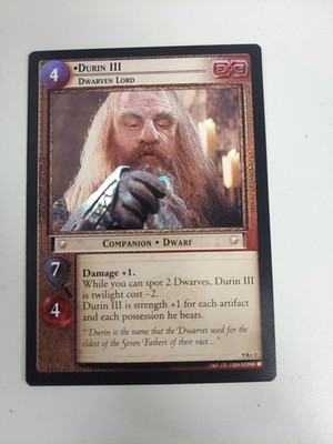 Lord of the Rings TCG - Durin III Dwarven Lord 9R+3 | eBay
