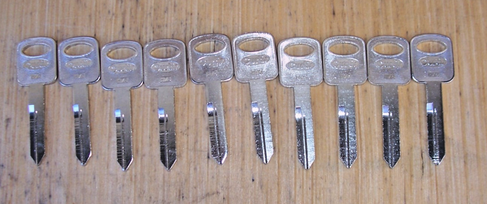 Ford Lincoln Mercury truck van car E350 Mustang 10 key blanks H75 | eBay
