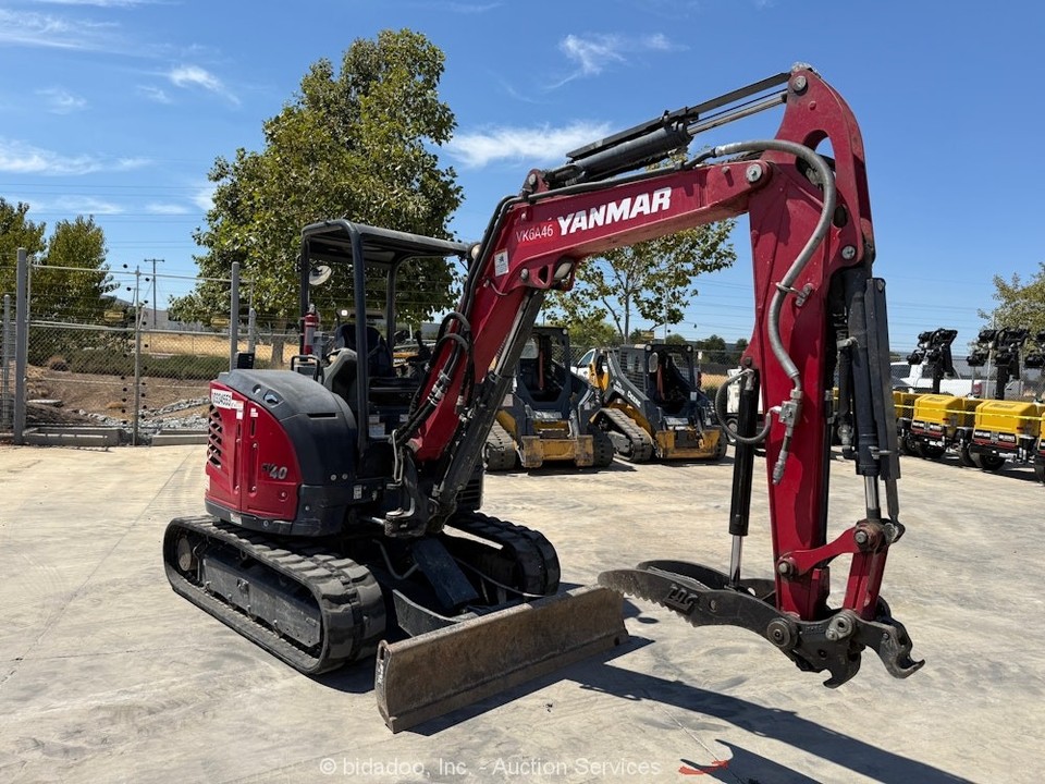 2021 Yanmar SV40 Hydraulic Mini Excavator Trackhoe Aux Hyd Q/C Blade ...