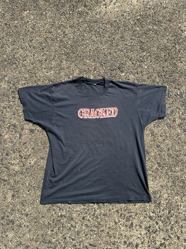 Vintage 80s XL “Cracked” American Humor Magazine ART Promo T-shirt ...