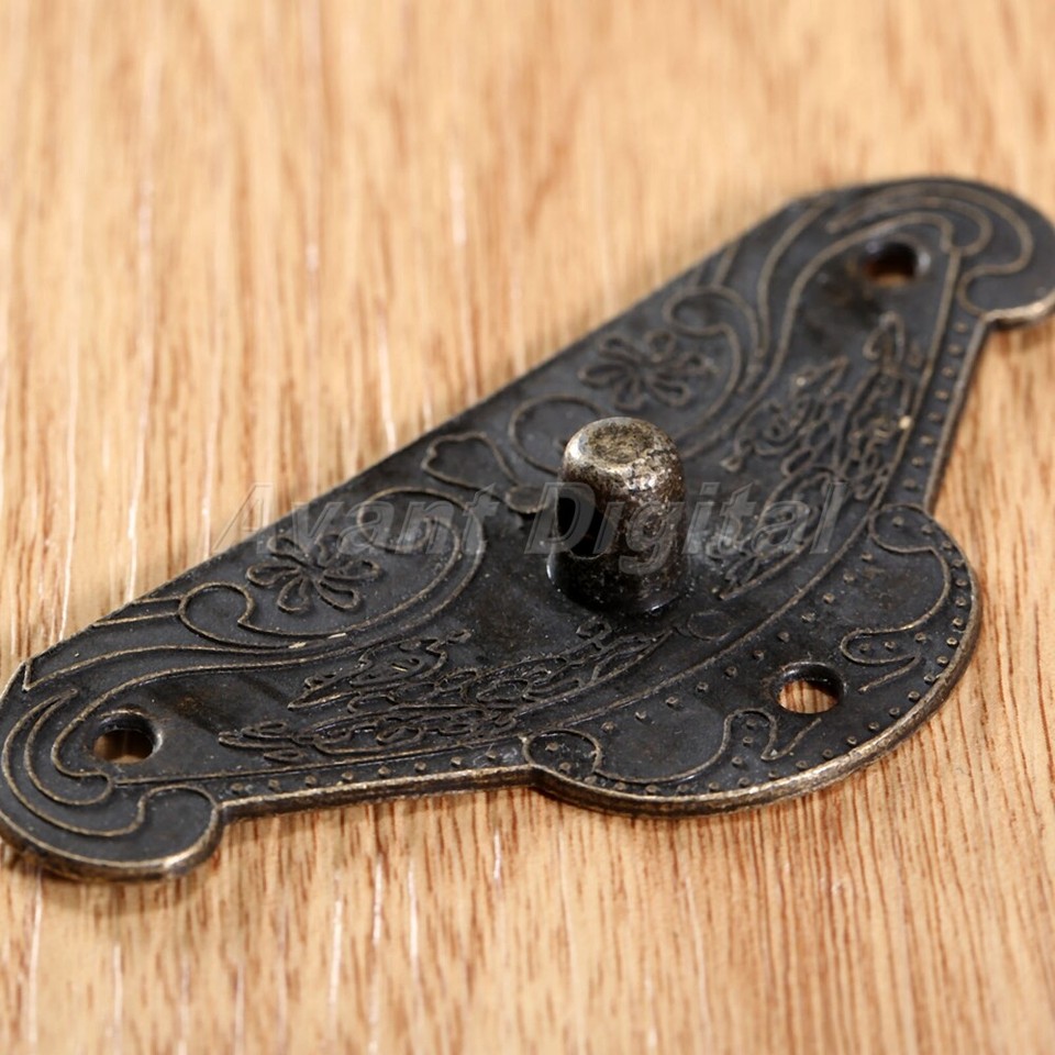 Mini Vintage Wooden Box Latch Hasp Lock Durable Hardware Decorative ...