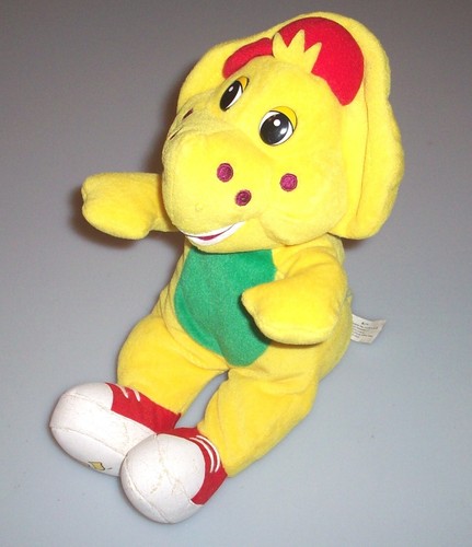 Vintage Talking BJ From Barney & Friends Yellow Plush Stuffed 11 ...
