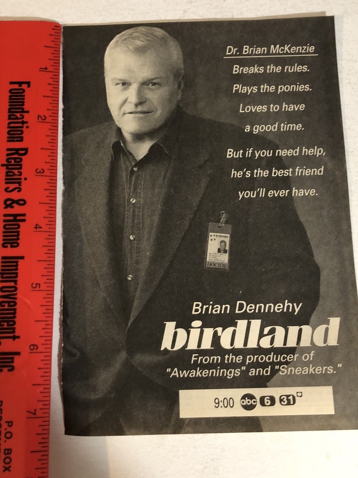 Birdland Premiere Vintage Tv Guide Print Ad Brian Dennehy Tpa28 | eBay