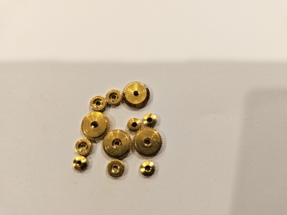 12 Clock Hand Nuts Hermle American Metric 2mm Shaft Mixed New | eBay