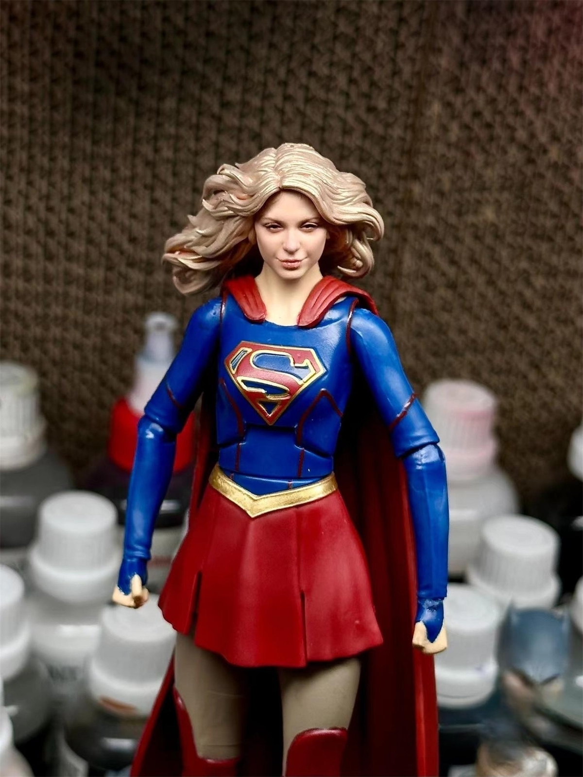 1/12 Painted Supergirl Kara Zor-El Head Carved Fit 6'' Action Figure | eBay