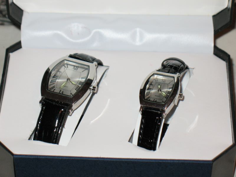 Bret Roberts MATCHING pair of MAN's & WOMAN's Wrist Watches. NIB. | eBay